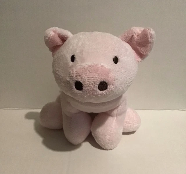 ASDA GEORGE PIG Piglet Pink Plush Soft Toy Beanie Comforter 14cm £19.99 ...