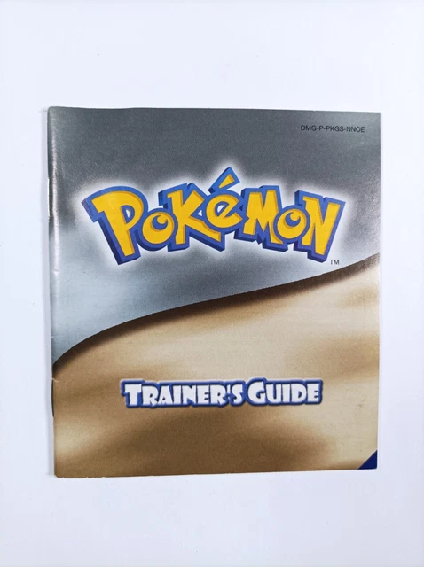 SPIELANLEITUNG POKEMON TRAINER Guide Anleitung Game Boy Goldene ...
