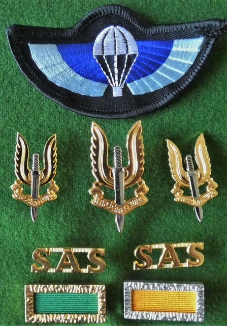 AUSTRALIAN SPECIAL AIR Service REGIMENT SASR Uniform Insignia SET ...