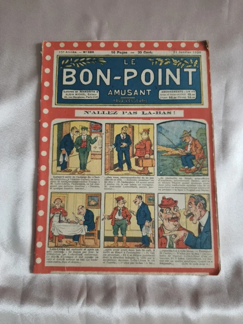 ANCIEN JOURNAL LE Bon Point N° 686 Du 21 Janvier 1926 EUR 9,99 ...