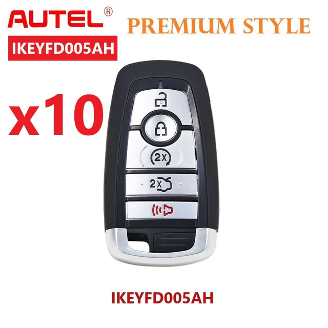 10X AUTEL MAXIIM IKEY Keyless Remote IKEYFD005AH 5B Smart Car Key for ...