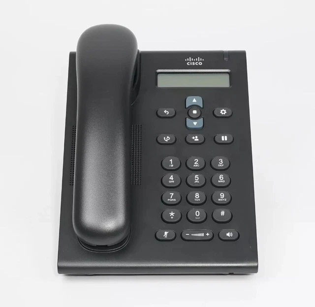 TELÉFONO CISCO UC CP-3905 Unificado SIP Carbón Estándar Auricular ...