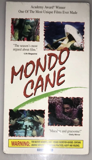 MONDO CANE VHS MondoCane Horror Shockumentary Brand New Sealed ...