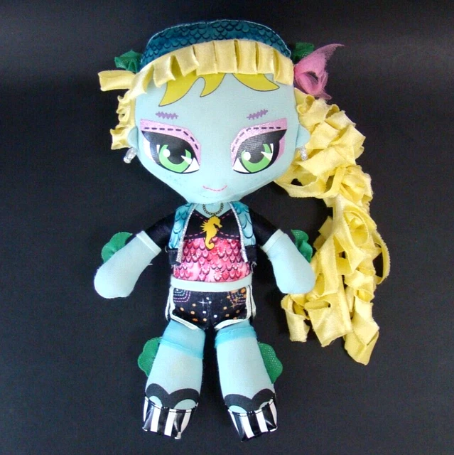 MONSTER HIGH LAGOONA Blue Freaky & Fabulous Stuffed Plush Rag Doll ...