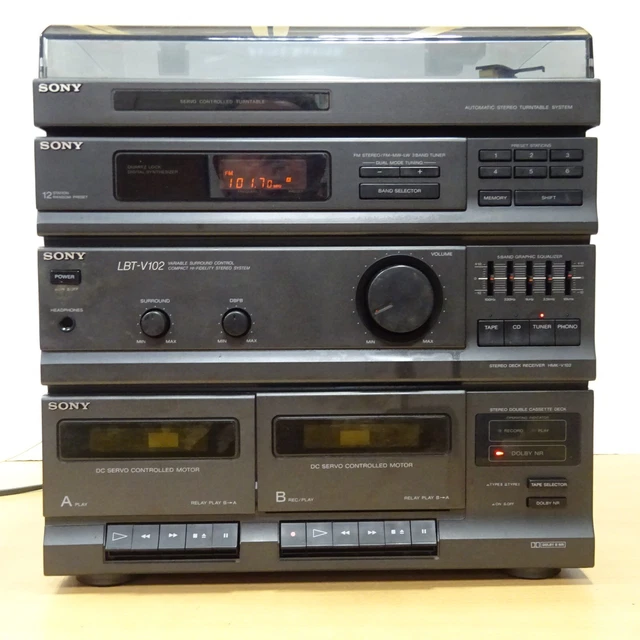 SONY LBT V102 Sistema HIFI combinazione con altoparlanti in nero per ...