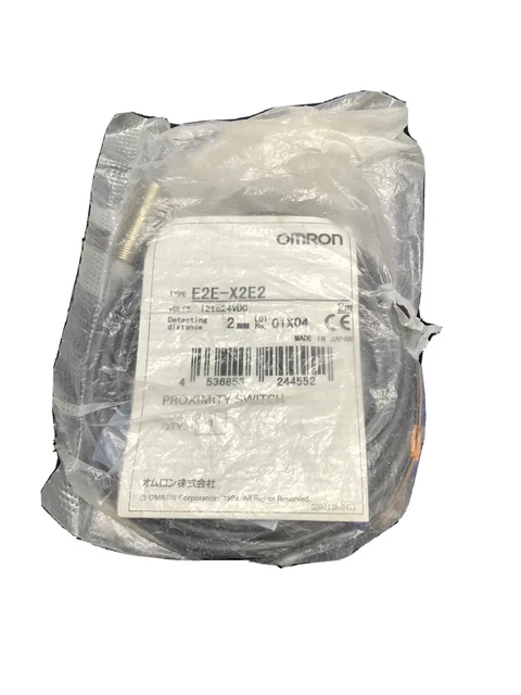 Omron E2e X2e2 Inductive Proximity Sensor 2mm 12 24vdc Npn Nc Pre Wired 10000 Picclick Au