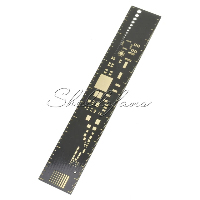 PCB REFERENCE RULER v2 - 6" PCB Packaging Unit for Electronic Engineer ...