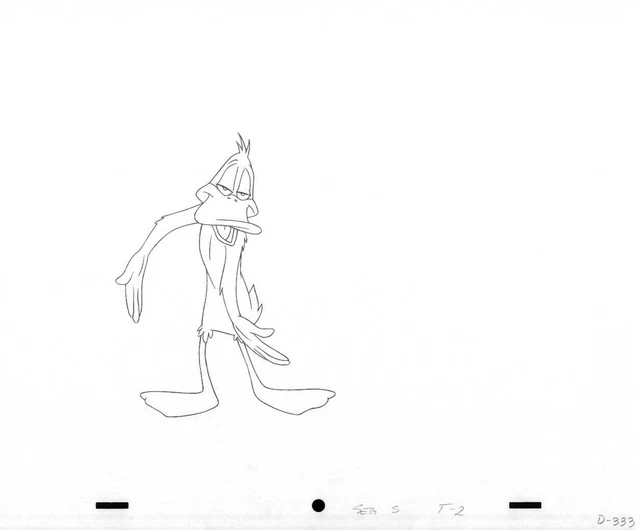 WARNER BROS ANIMATION Art Cel Production Drawing DAFFY DUCK #1 £48.99 ... WARNER BROS ANIMATION Art Cel Production Drawing DAFFY DUCK #1 £48.99 ...