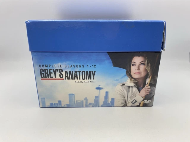 GREYS ANATOMY COMPLETE Series 1-12 DVD Box set Uk region 2 dvd £26.67 ...