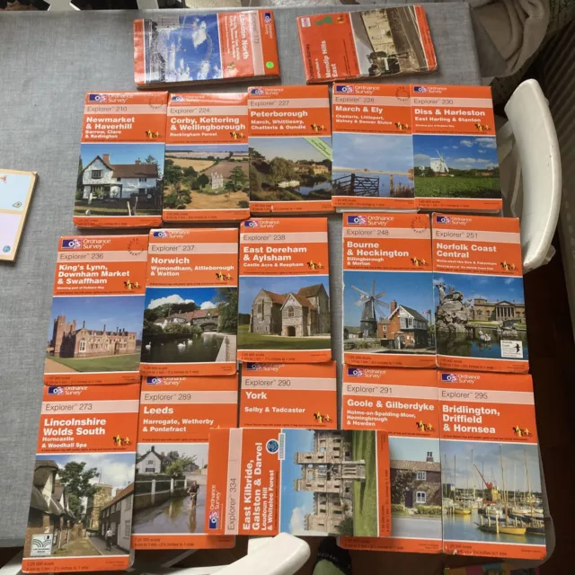 OLD EXPLORER MAPS by Ordnance Survey Sheet Map £4.00 - PicClick UK