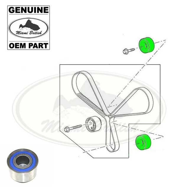 LAND ROVER TIMING Belt Tensioner Idler Pulley Diesel Lr3 Lr4 Rrs ...