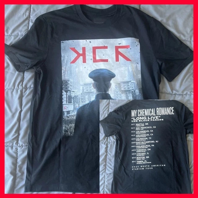 SALE - SEATTLE MCR My Chemical Romance 2025 Merch T-Shirt Full Size S ...
