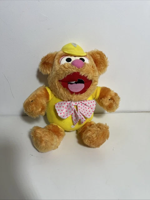 VINTAGE FOZZIE BEAR Muppet Babies 1986 Very Rare The Muppets Plush ...