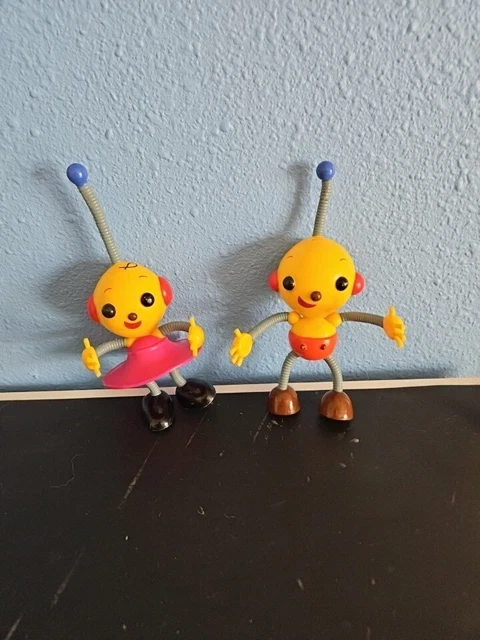 VINTAGE ROLIE POLIE Olie & Zowie Bendable Figures ( Disney Nelvana) $16 ...