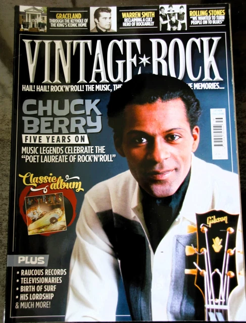 VINTAGE ROCK MAGAZINE -UK- #56 Apr/May 2022 Chuck Berry, Warren Smith ...