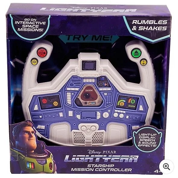 DISNEY PIXAR LIGHTYEAR Starship Mission Controller Interactive Steering ...