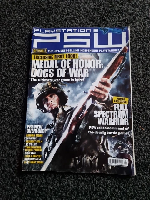 PLAYSTATION PSW MAGAZINE Issue 64 Medal Of Honour: Dogs Of War ...