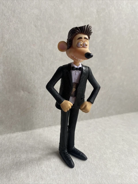 FLUSHED AWAY RODDY Rat McDonalds Compass Toy Figure 5" Aardman 2006 ...