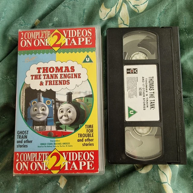 THOMAS THE TANK Engine & Friends Ghost Train & Time For Trouble Vhs ...