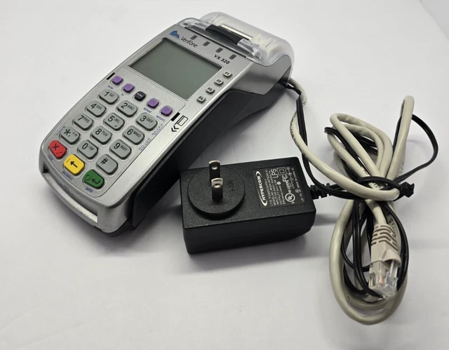 VERIFONE VX520 CREDIT Card POS Terminal DIAL/ETH/CTLS w/ Swipe Reader ...