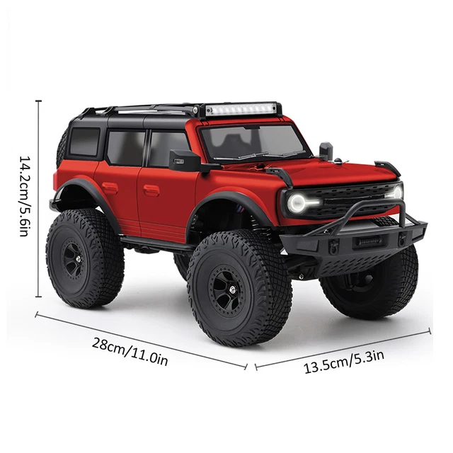 1:18 SCALE REMOTE Control Car 4WD Off Road Crawler Truck With Alloy ...
