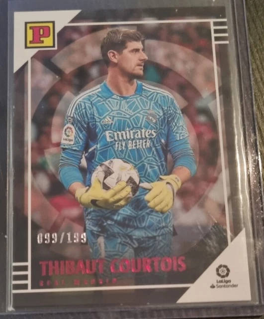 THIBAUT COURTOIS RED /199 - Real Madrid - #45 Panini 2022-23 Chronicles ...