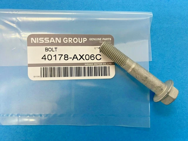 2-PC PK GENUINE Nissan(2007-2014) Models Bolt, Knuckle To Arm 40178 ...