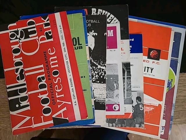 16 X LEICESTER City Away Programmes 1964-1965 League And Cup £7.50 ...