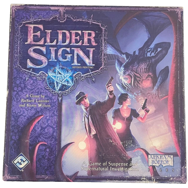 ELDER SIGN BOARD Game Arkham Horror Files Fantasy Flight Games ...