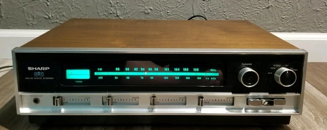 RARE VINTAGE SHARP FET AM/FM Solid State Stereo Tuner Receiver Model STA-24N EUR 42,33 - PicClick DE