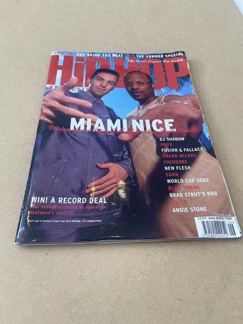 HIP HOP CONNECTION HHC Magazine June 2002 Issue 160 Miami Nice Westwood ...