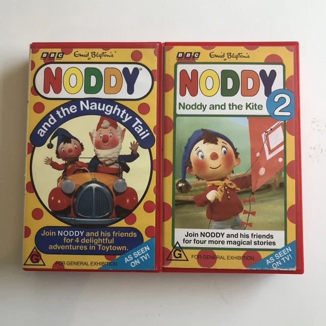 NODDY AND THE Kite & Noddy And The Naughty Tail BBC For Kids VHS x 2 ...
