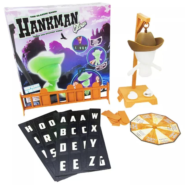 MAGNETIC HANGMAN MYSTERY Word Game Family Gathering Funny Board Game £ ...