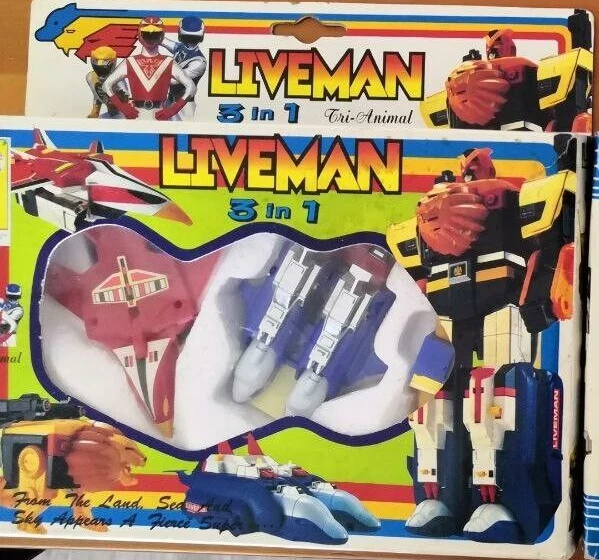 LIVEMAN TAIWAN ROBOT vintage Power Rangers Transformers EUR 100,00 ...