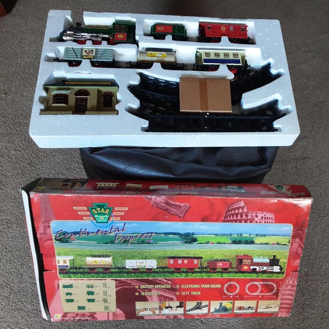 CONTINENTAL EXPRESS, KIDS train set, battery operated, 18 Piece Set ...