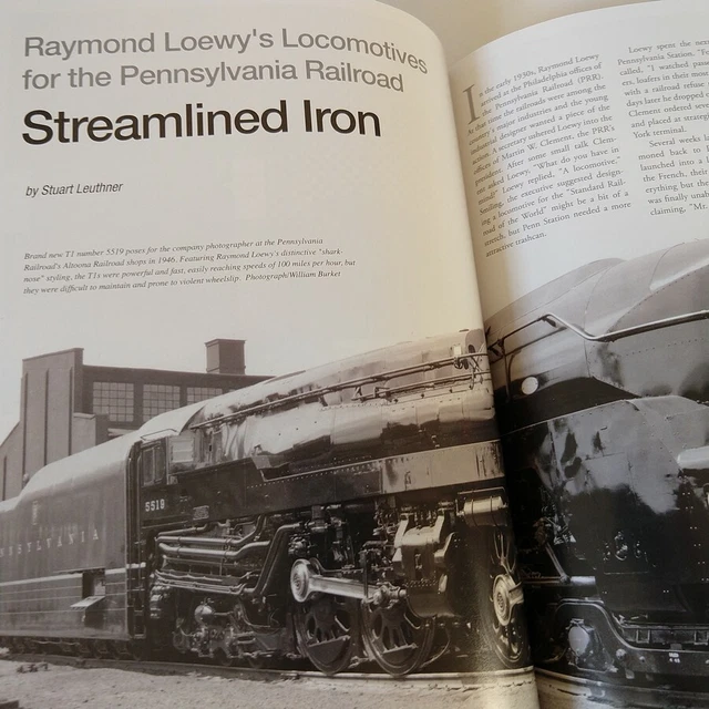 CHRONOS MAGAZINE RAYMOND Loewy Pennsylvania Railroad Streamlined Iron ...