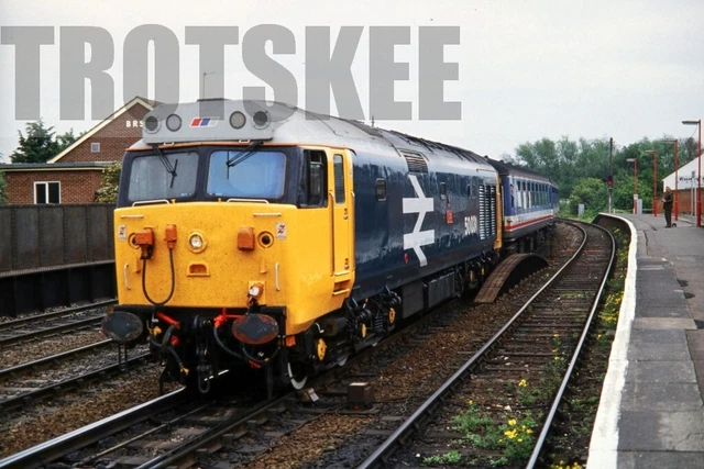 35MM SLIDE BR British Rail Diesel Loco Class 50 50031 1991 Salisbury ...