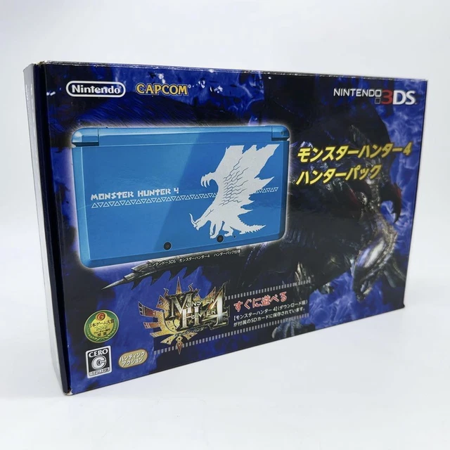 CONSOLE NINTENDO 3DS Monster Hunter 4: Hunter Pack bleue japonaise en ...
