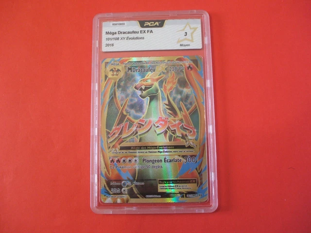 CARTE POKÉMON ULTRA rare Méga DRACAUFEU EX 220PV 101/108 XY COLLECTION ...