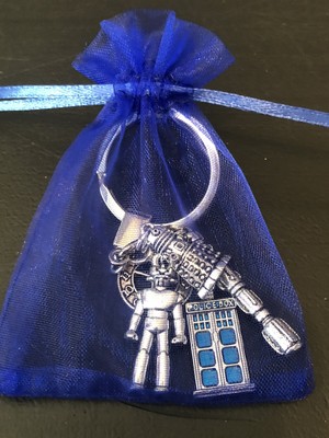 DR DOCTOR WHO TARDIS Sonic Screwdriver DALEK Cyberman BAG Charm ...