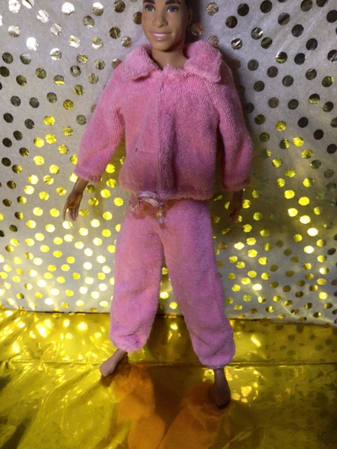 MATTEL BARBIE KEN Outfit ~ Fashionistas ~curvy Doll Pink “juicy”sweats ...