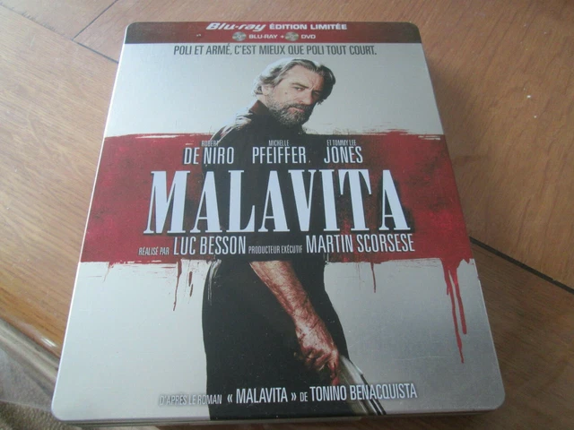 MALAVITA [COMBO BLU-RAY + DVD-Édition Limitée boîtier SteelBook] EUR 20 ...