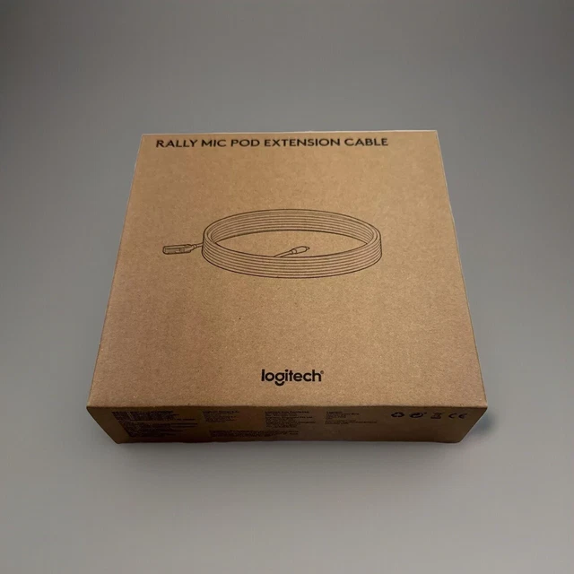 LOGITECH RALLY MIC Pod Extension Cable 10 meter - 952-000047 $150.00 ...