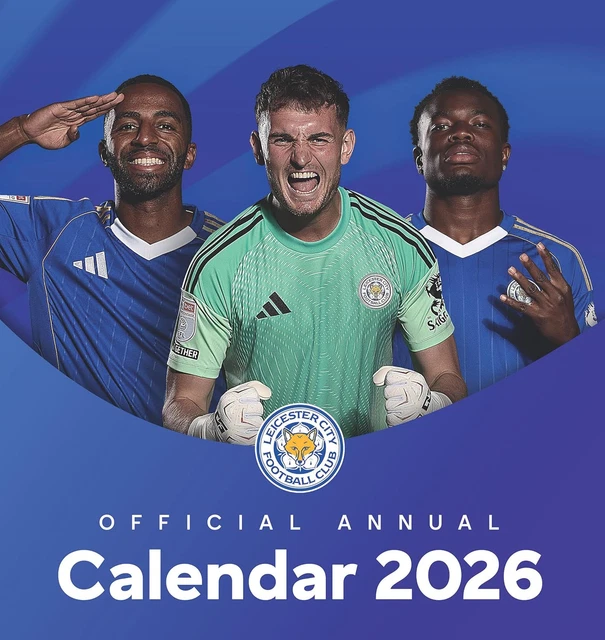 LEICESTER CITY FC Official 2026 the Foxes Football Desk Calendar £15.22 ...