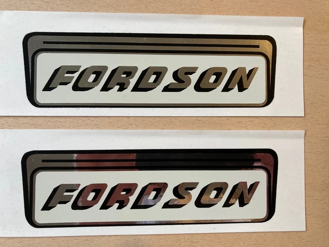 FORDSON NEW PERFORMANCE Bonnet Decals Super Major Dexta Vintage Tractor ...