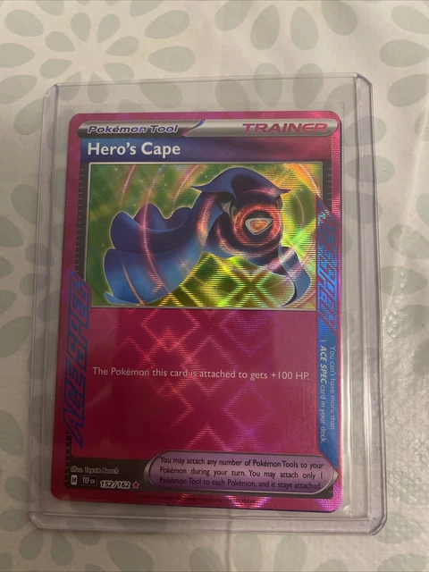 HERO'S CAPE 152/162 Ace Spec Scarlet Violet Temporal Forces Pokemon TCG ...