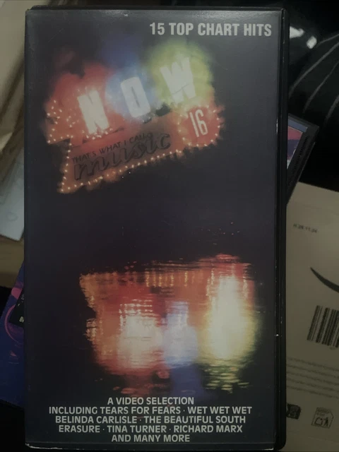 NOW THAT'S WHAT I Call Music 16 - VHS Video Tape - 15 TOP CHART HITS £9 ...