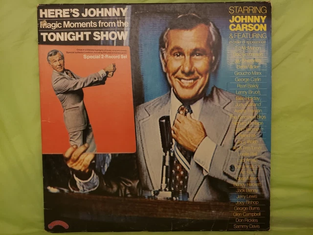 JOHNNY CARSON HERE'S Johnny.... Magic Moments From The Tonight Show 2x ...