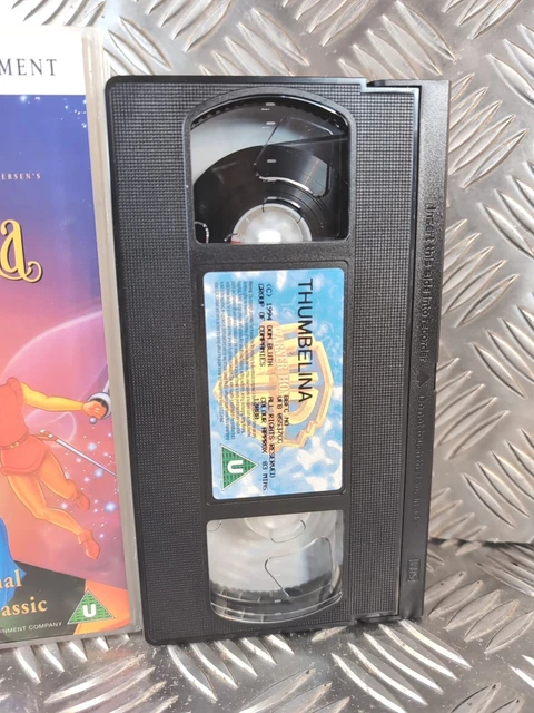 THUMBELINA VHS ~ Collectable 1995 Classic Don Bluth Movie Video Tape ...