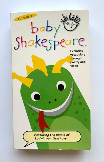 RARE BEETHOVEN BABY Shakespeare VHS Tape 2000 Baby Einstein Learning ...